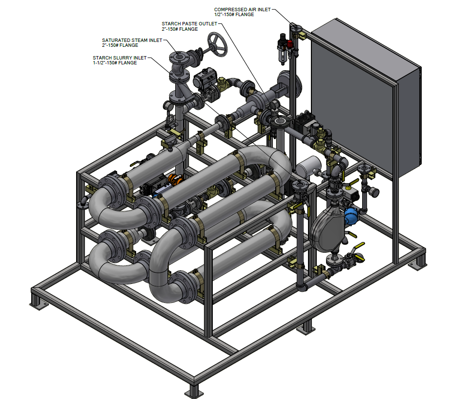 Starch Cooker Pump Skid Systems