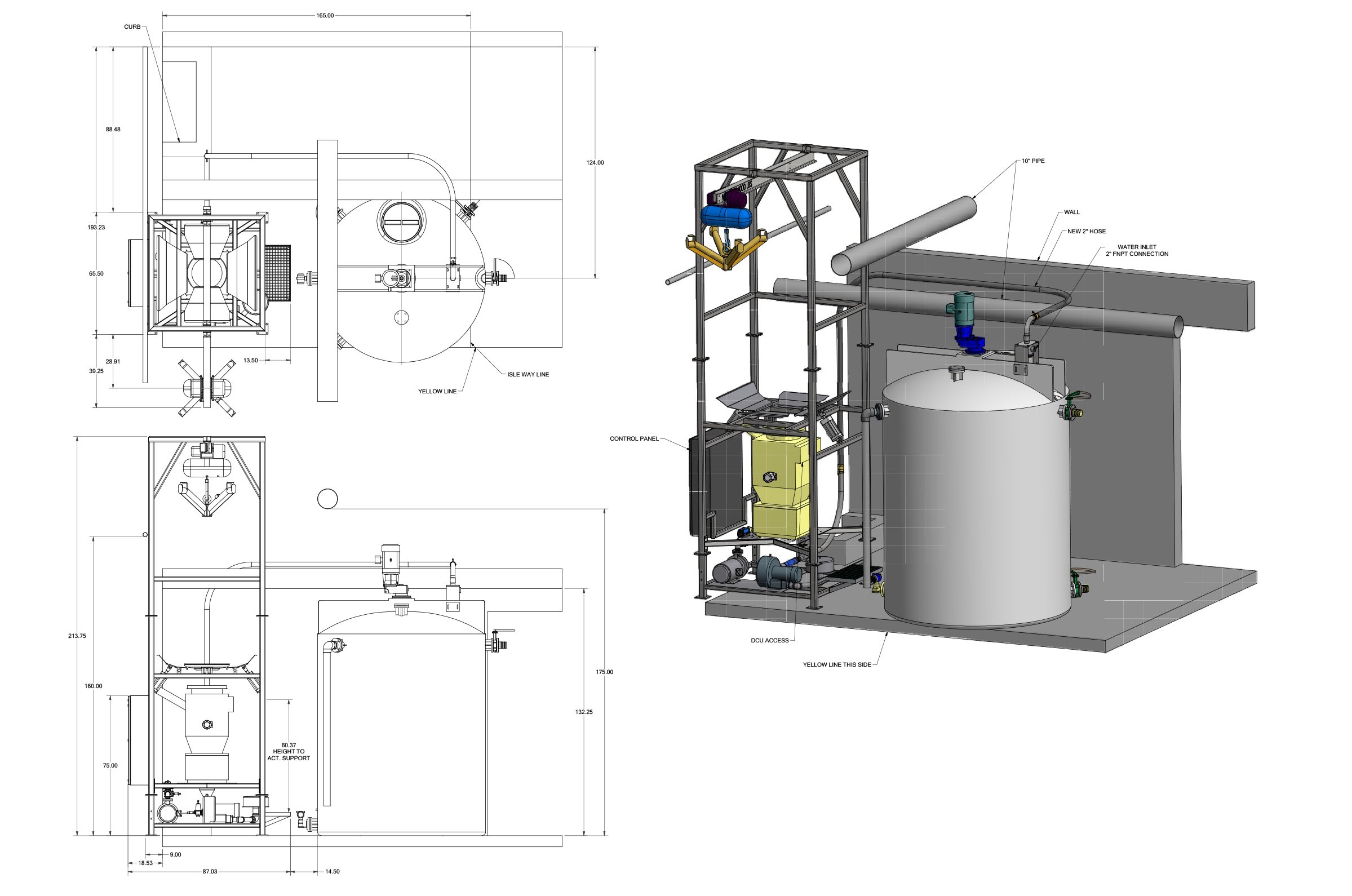 Makedown Skid Systems